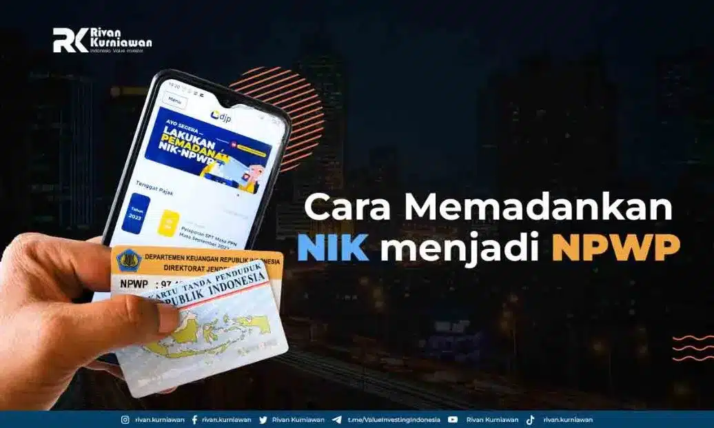 Cara Memadankan NIK menjadi NPWP - Rivan Kurniawan