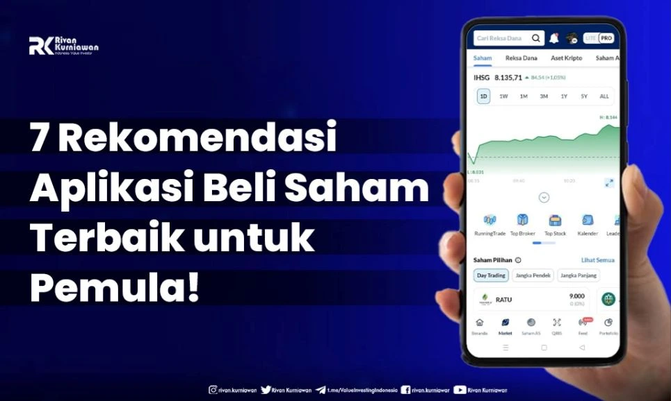 7 Rekomendasi Aplikasi Beli Saham Terbaik Cross Content - Rivan Kurniawan
